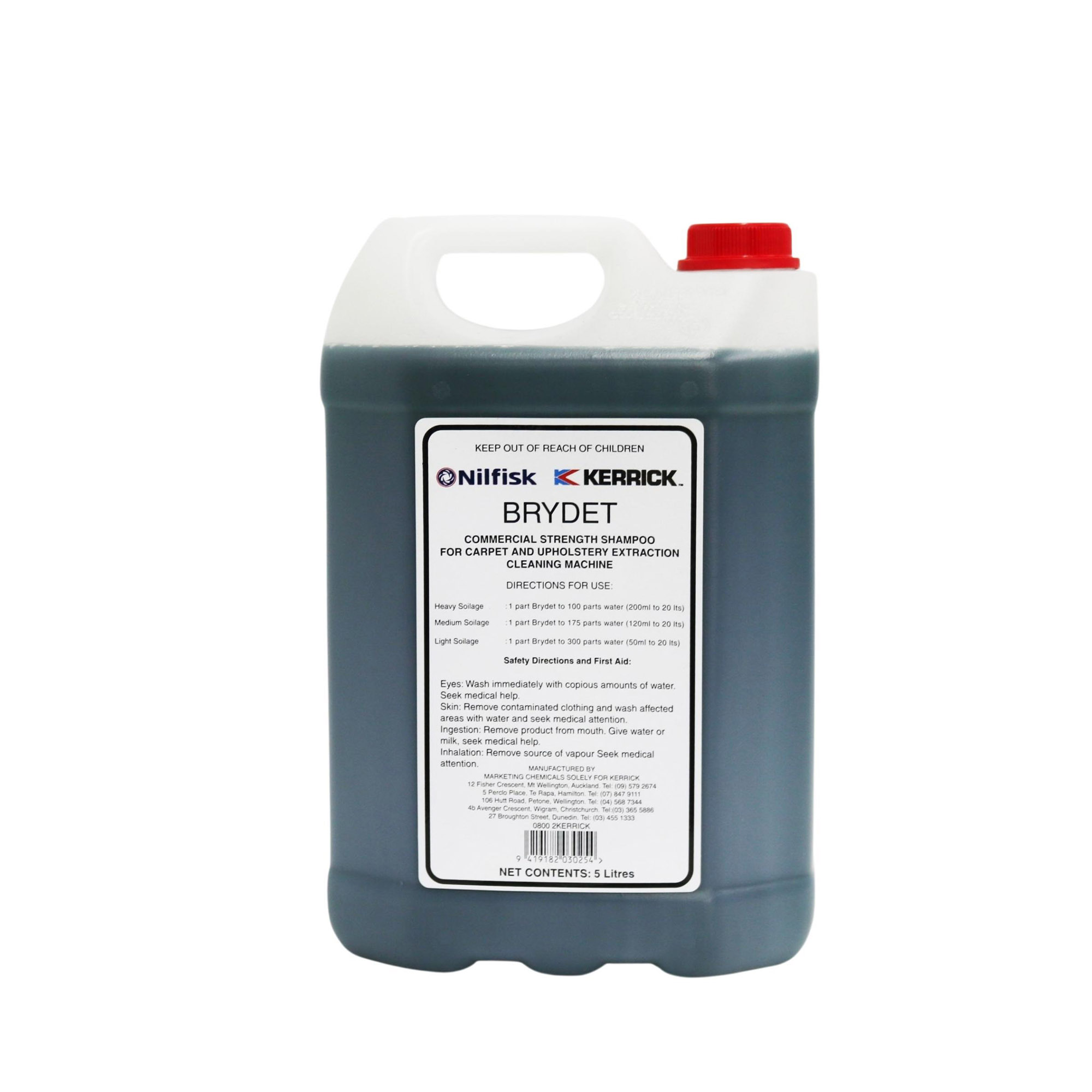 Brydet Carpet Shampoo 5L - BOS Cleaning Supplies