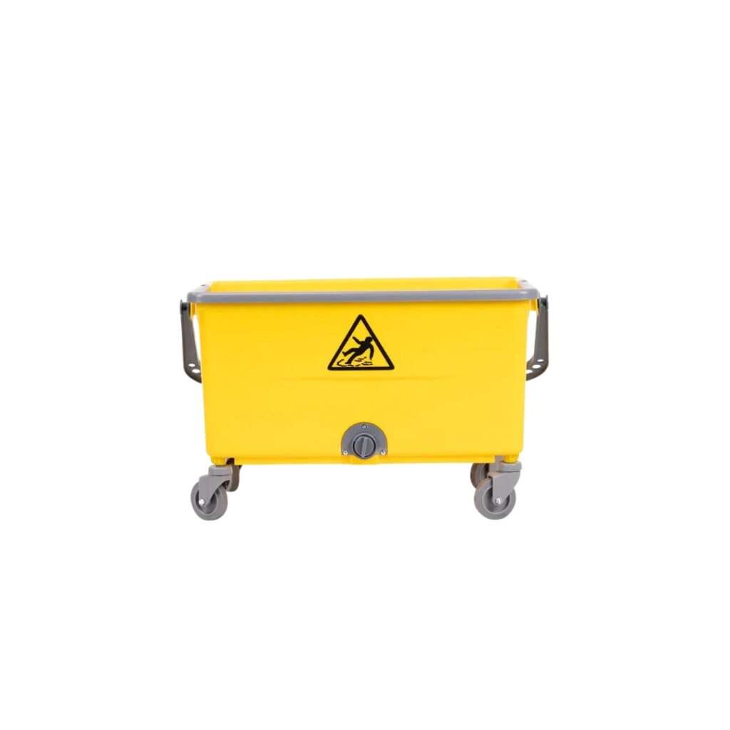Deluxe Flat Mop Bucket With Drain - BOS Cleaning Supplies
