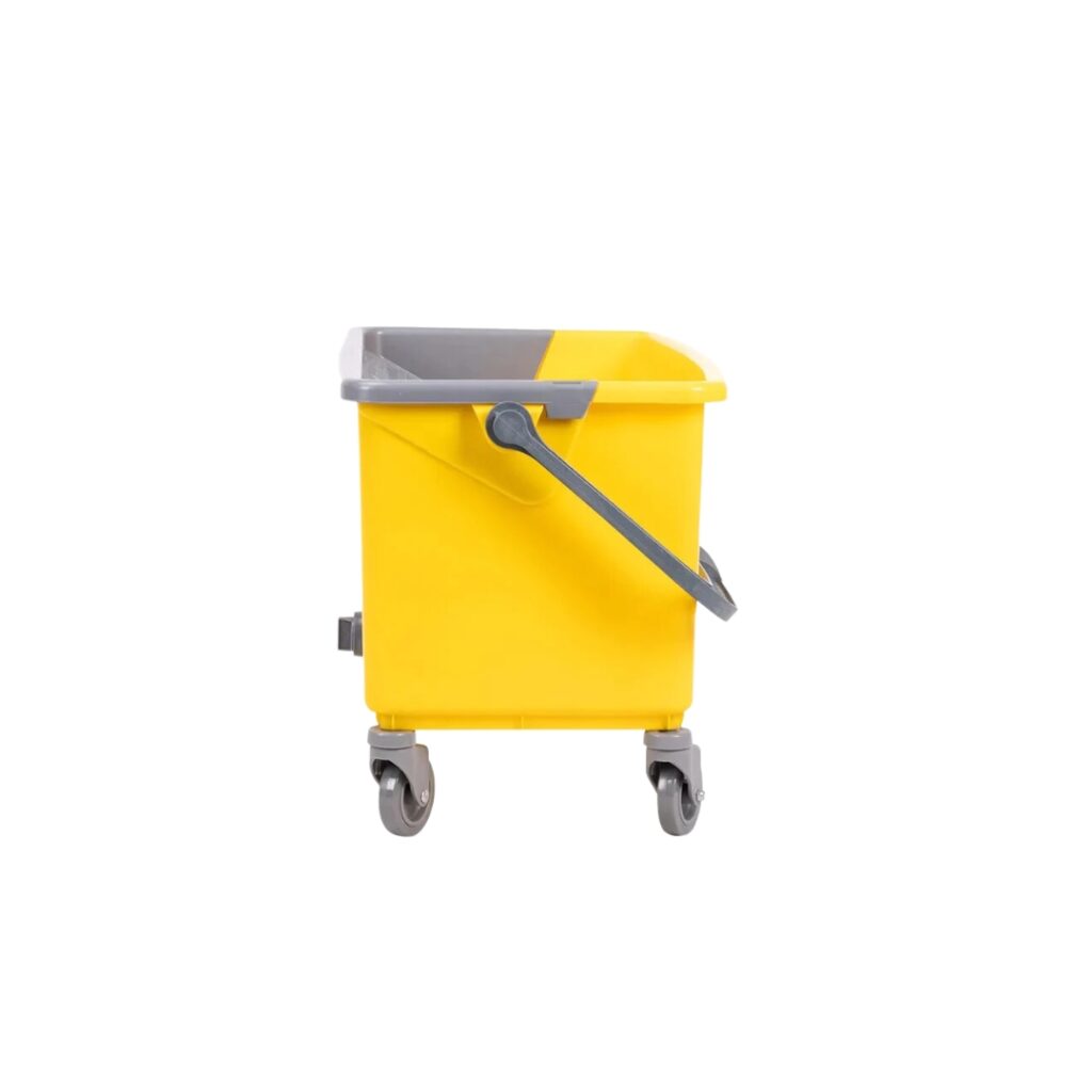 Deluxe Flat Mop Bucket With Drain - BOS Cleaning Supplies