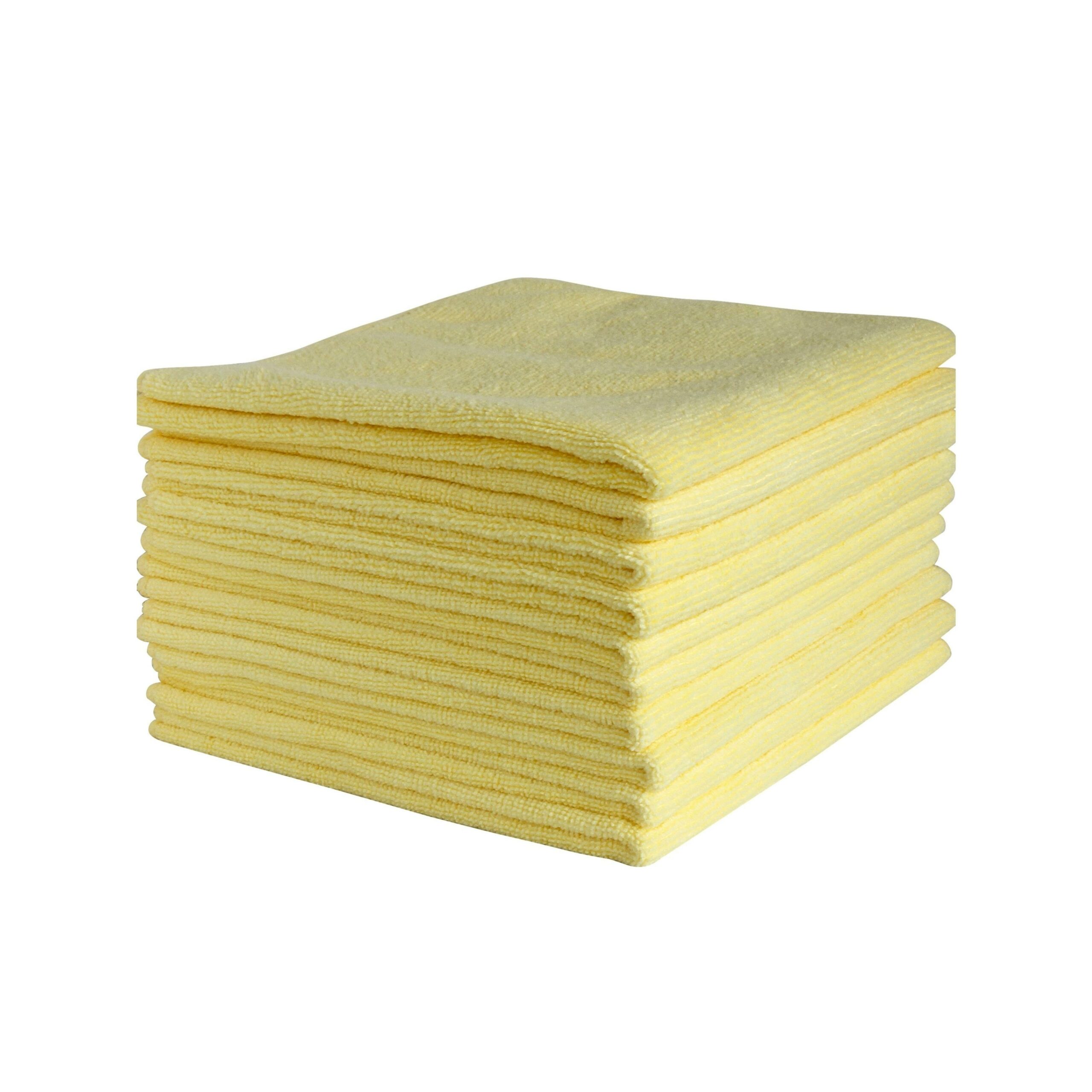 Microfibre Multi Purpose Cloth Yellow - BOS Cleaning Supplies