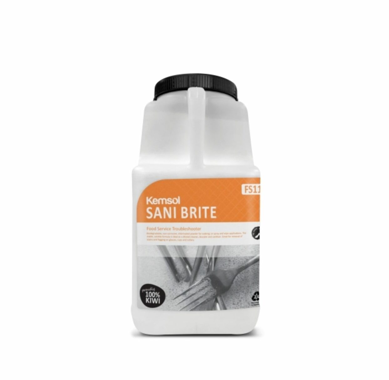 Sanibrite Cutlery & Crockery Soak/Sanitiser 4.5Kg - BOS Cleaning Supplies