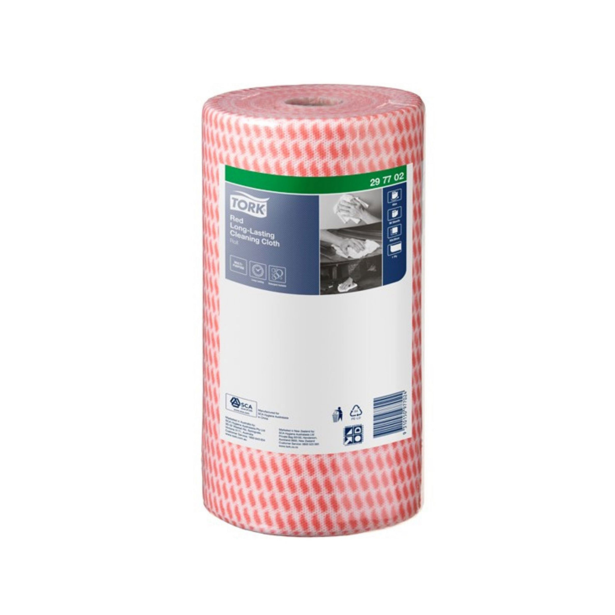 Tork Premium Chux Roll Heavy Duty Red - BOS Cleaning Supplies